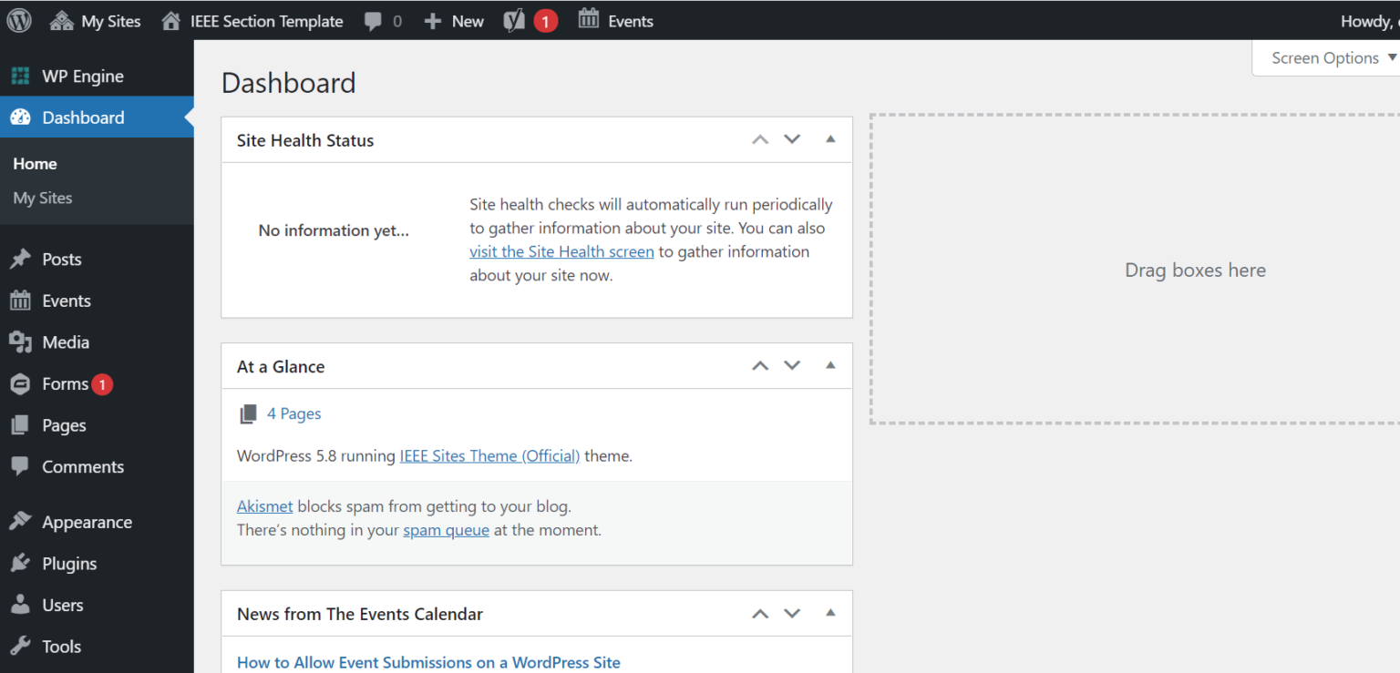 Logging in – IEEE Entity Web Hosting Knowledgebase