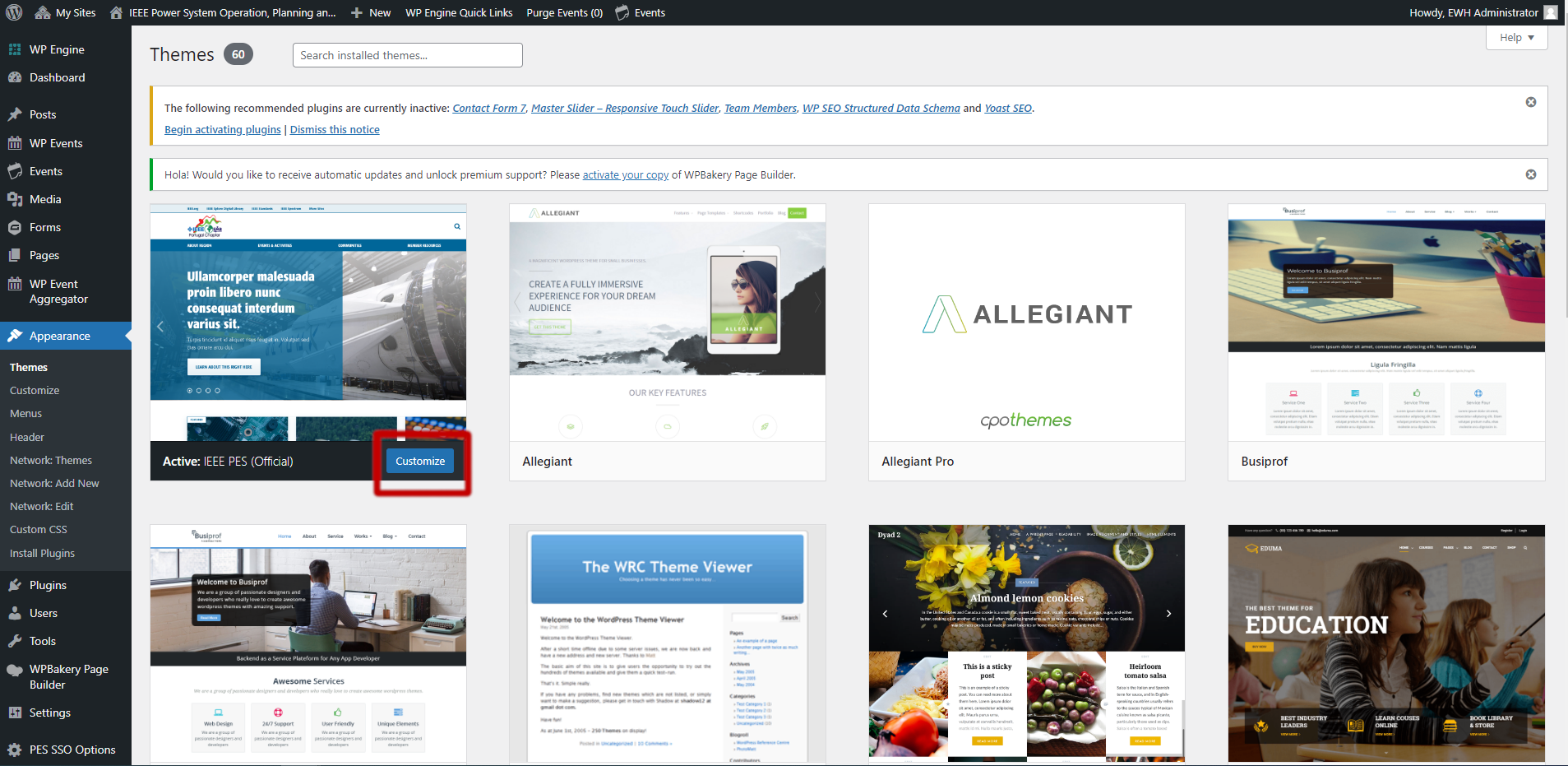 IEEE PES (Official) Theme – IEEE Entity Web Hosting Knowledgebase