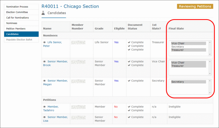Nominations Process Instructions – Full Process – IEEE vTools Knowledgebase