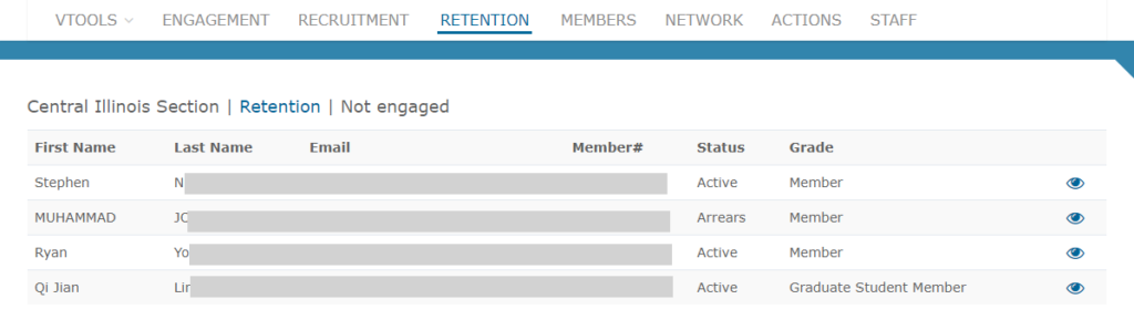 Viewing a List of Members – IEEE vTools Knowledgebase