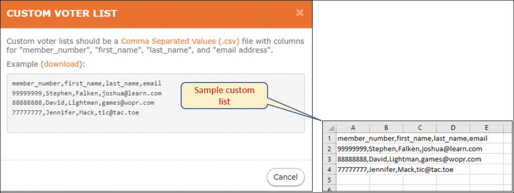 Loading the Voter list – IEEE vTools Knowledgebase