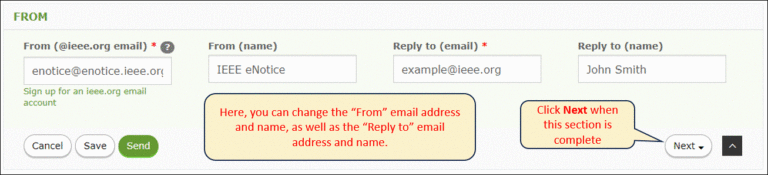 Creating an eNotice – IEEE vTools Knowledgebase