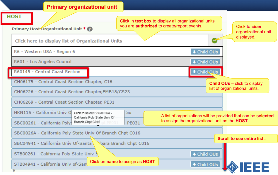 Creating an Event – IEEE vTools Knowledgebase