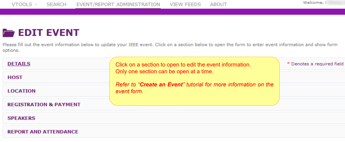Managing Events Ieee Vtools Knowledgebase