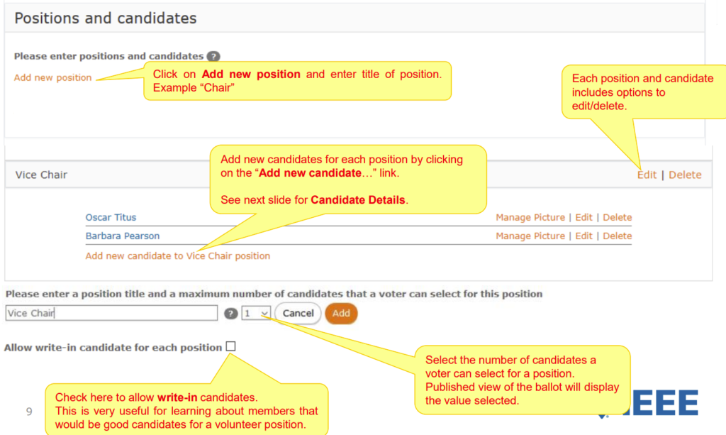 Creating a New Ballot – IEEE vTools Knowledgebase